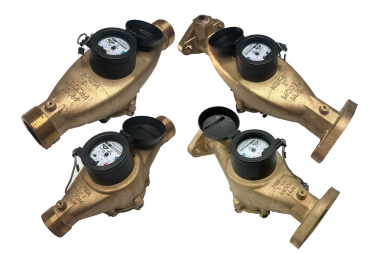 M&E MJ 2" LF Bronze - Cold Water Meter – Cannon Metering