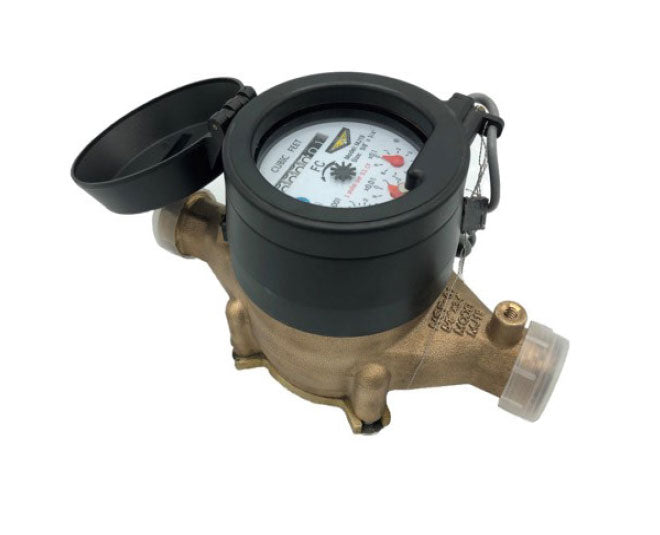 M&E MJ 5/8" x 3/4" LF Bronze - 3/4" Cold Water Meter – Cannon Metering