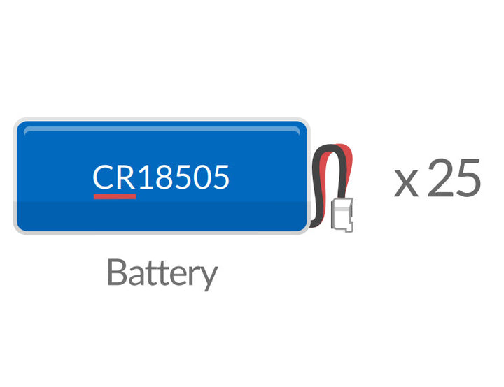 NextCentury CR18505 Battery for TR4,TR4-X, RR4 & RR4-TR – Cannon Metering